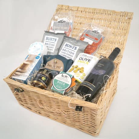 The Cornish Charcuterie Hamper – With Red Wine - The Cornish Pasty Store